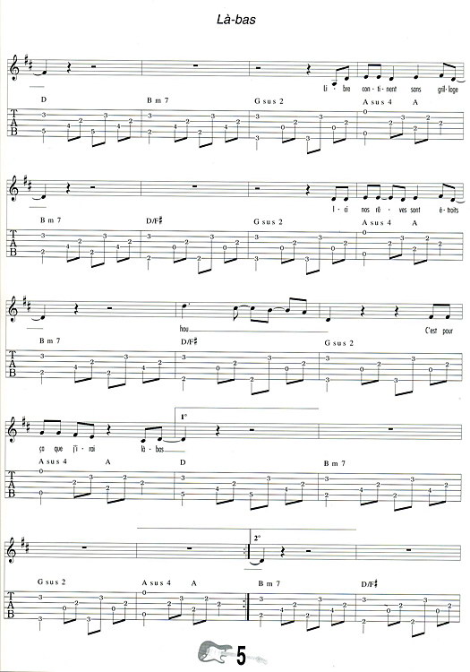 partition guitare facile rock | Partition Guitare